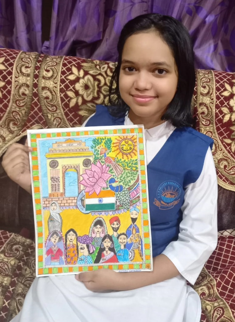Unity in Diversity India | Art by Swetalina,14, Bhubaneswar