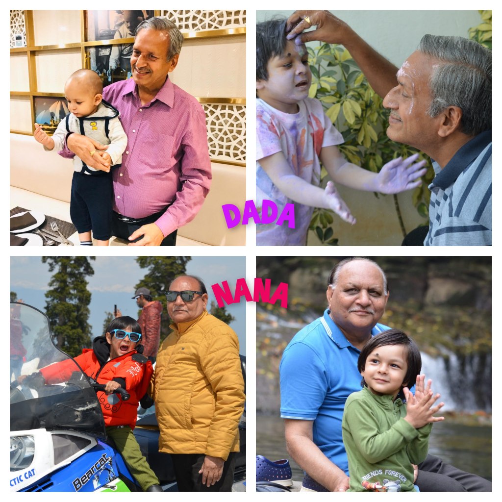 Dear Nana and Dada | Letter to Grandfathers by Nirvaan,5,Bangalore