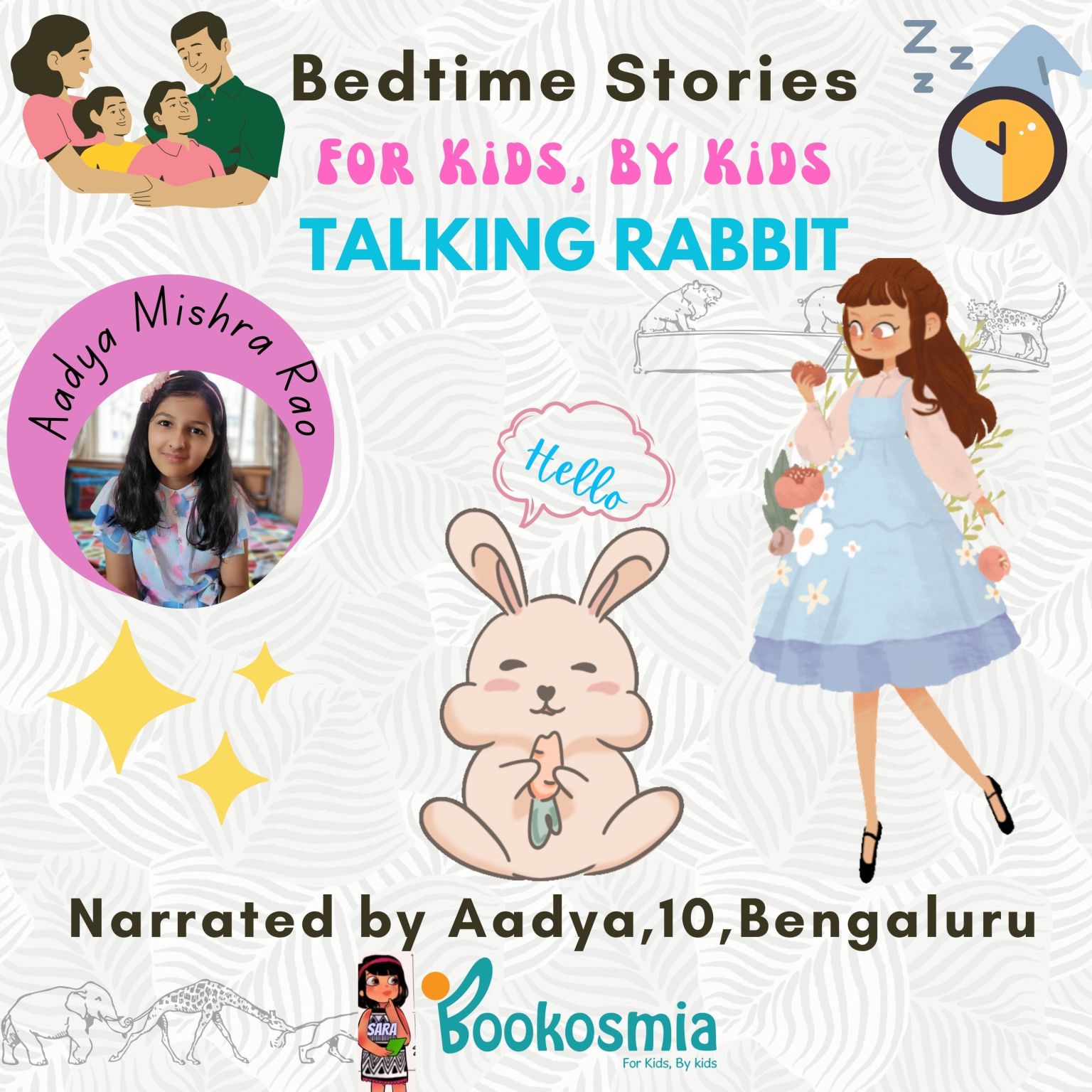 Talking Rabbit| Bedtime Story by Ted Ed Speaker Aadya, 10, Bangalore